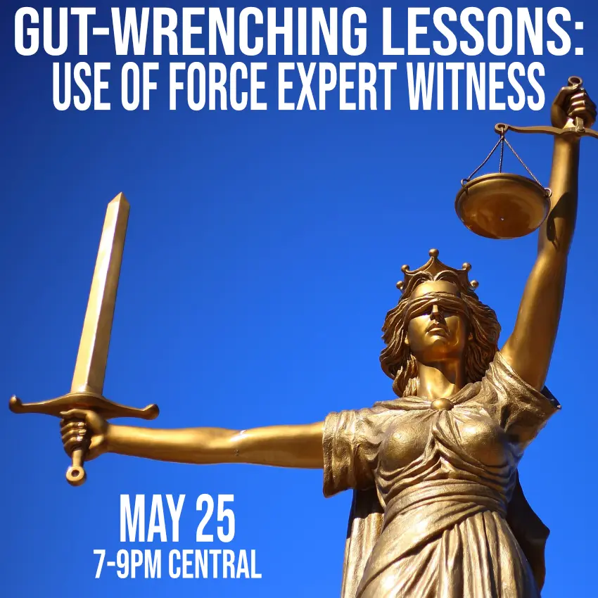 Gut-Wrenching Lessons: Use Of Force Expert Witness - Active Self Protection